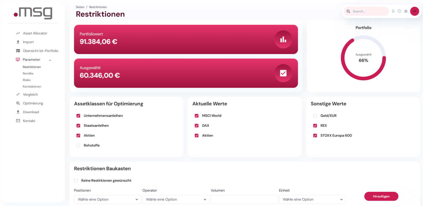 Strategische Asset Allocation - Banking.Vision
