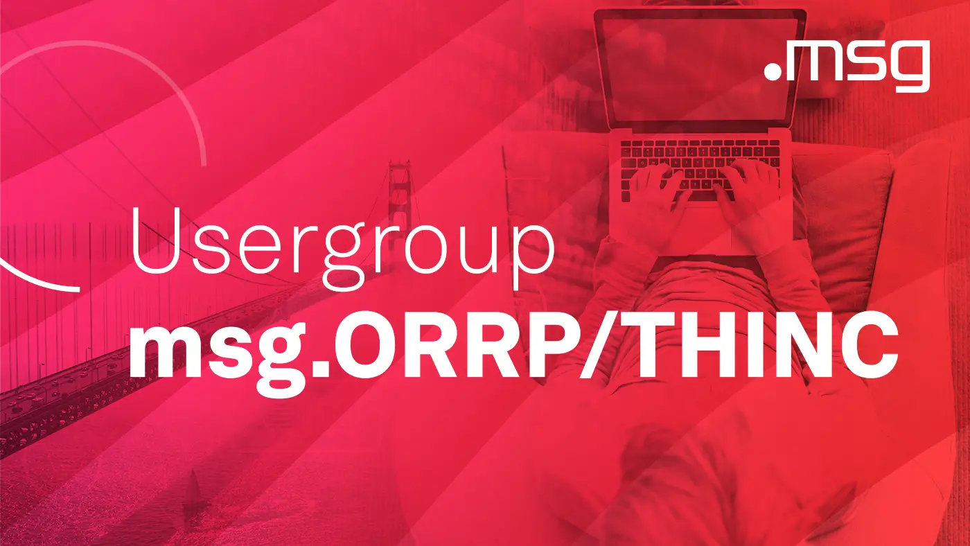 Usergroup msg.ORRP/THINC: 1. Infocall 2025 - Risikomanagement - Banking ...